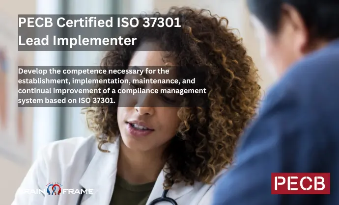 PECB Certified ISO 37301 Lead Implementer (EN) | Brainframe.com