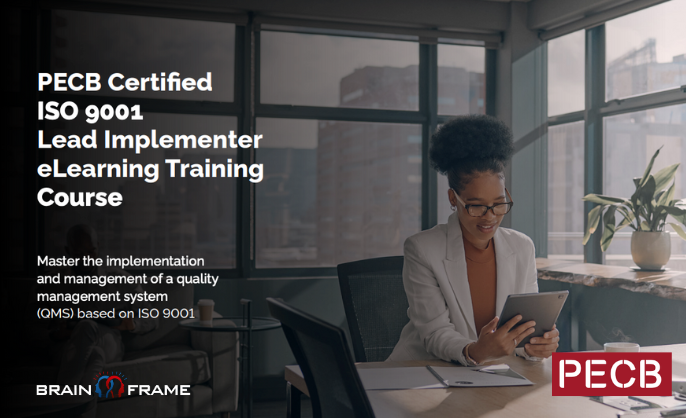 PECB Certified ISO/IEC 9001 Lead Implementer (EN, Video) | Brainframe.com