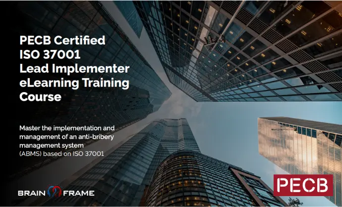 PECB Certified ISO 37001 Lead Implementer (EN, Video) | Brainframe.com